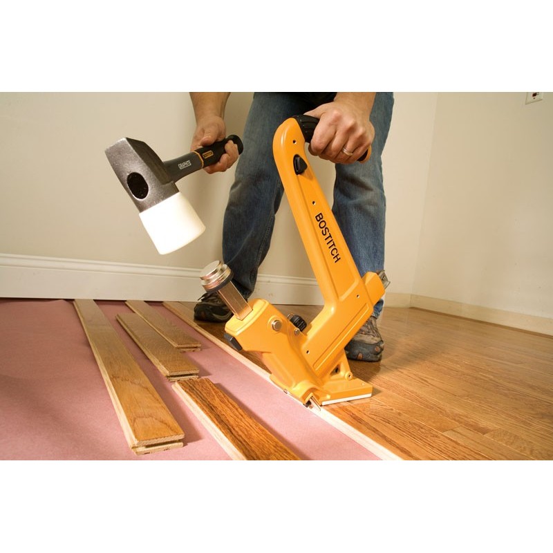 BOSTITCH MFN-201 Cloueur à parquet avec maillet graphite parqueteur